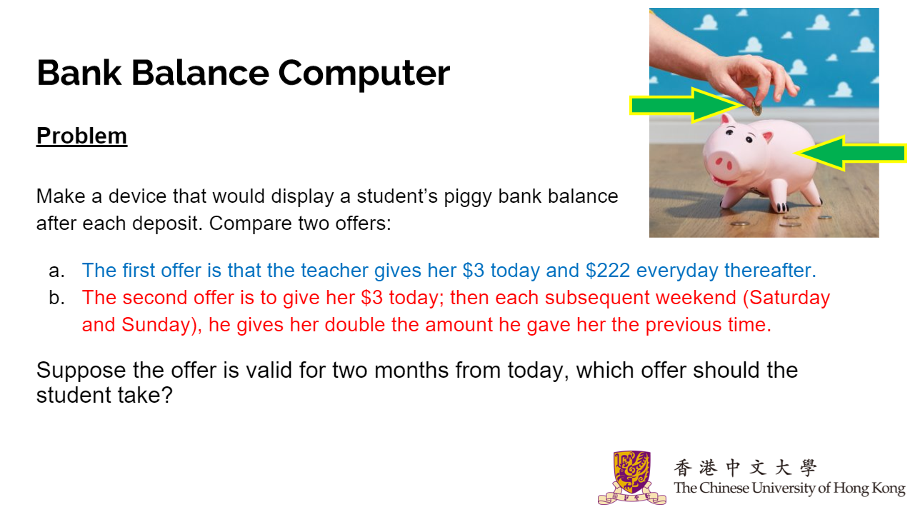 Bank Deposit Computer – Oi-Lam Ng